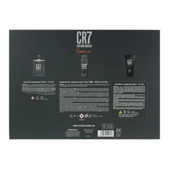 Cristiano Ronaldo Cr7 Game On Eau De Toilette Gift Set