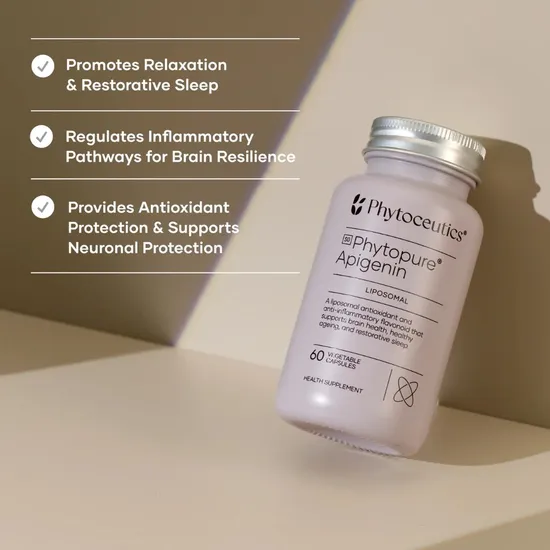 Phytoceutics Phytopure Liposomal Apigenin Capsules | Sales