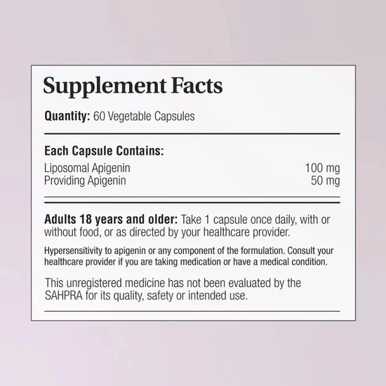 Phytoceutics Phytopure Liposomal Apigenin Capsules | Sales