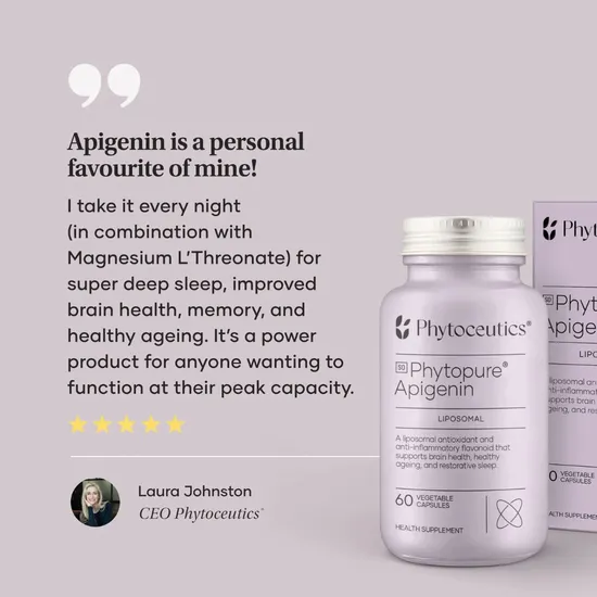 Phytoceutics Phytopure Liposomal Apigenin Capsules | Sales